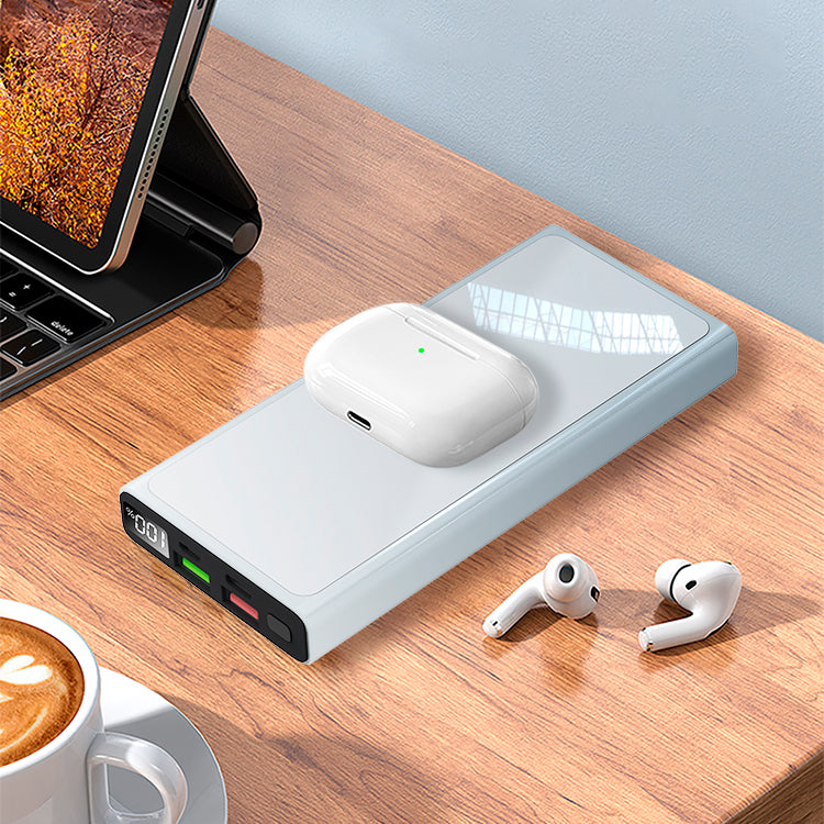 PB170 --- A crystal power brick in 10000mAh/20000mAh with 15W wireless